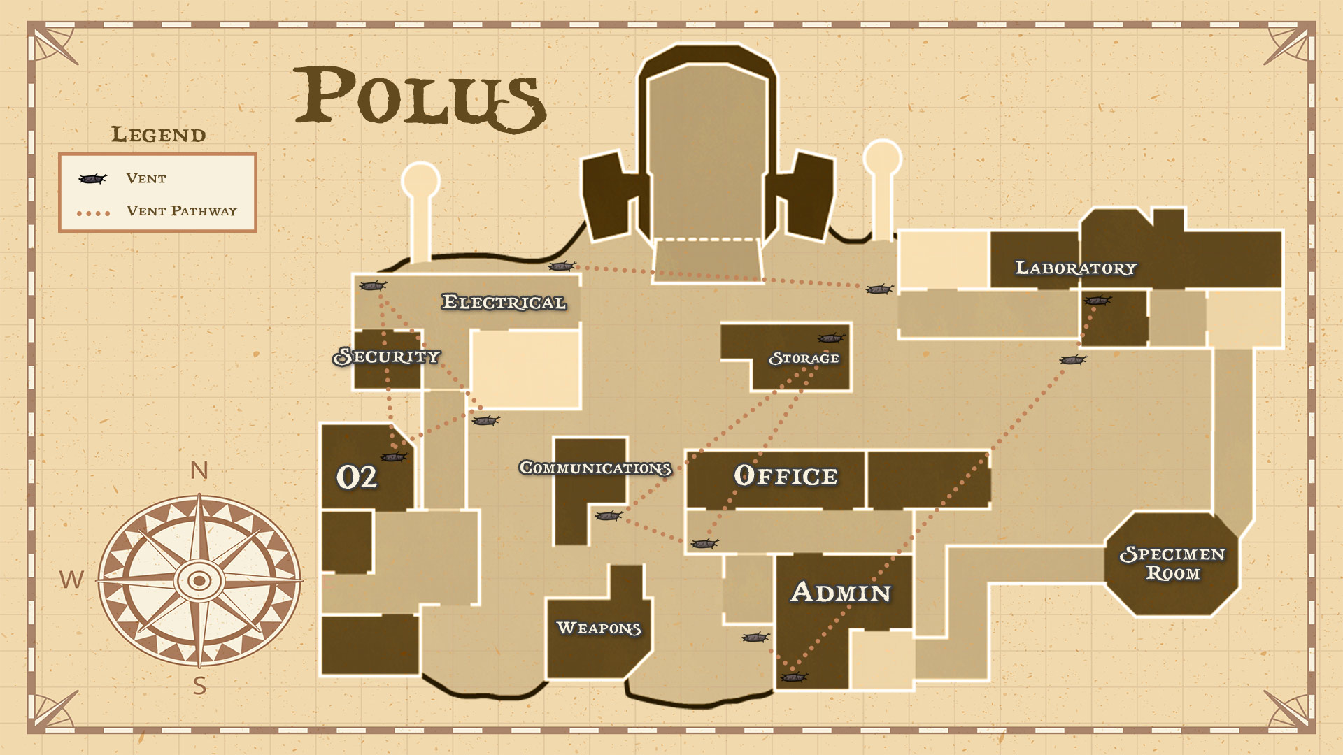 Among Us map — layouts and strategies | LEVVVEL