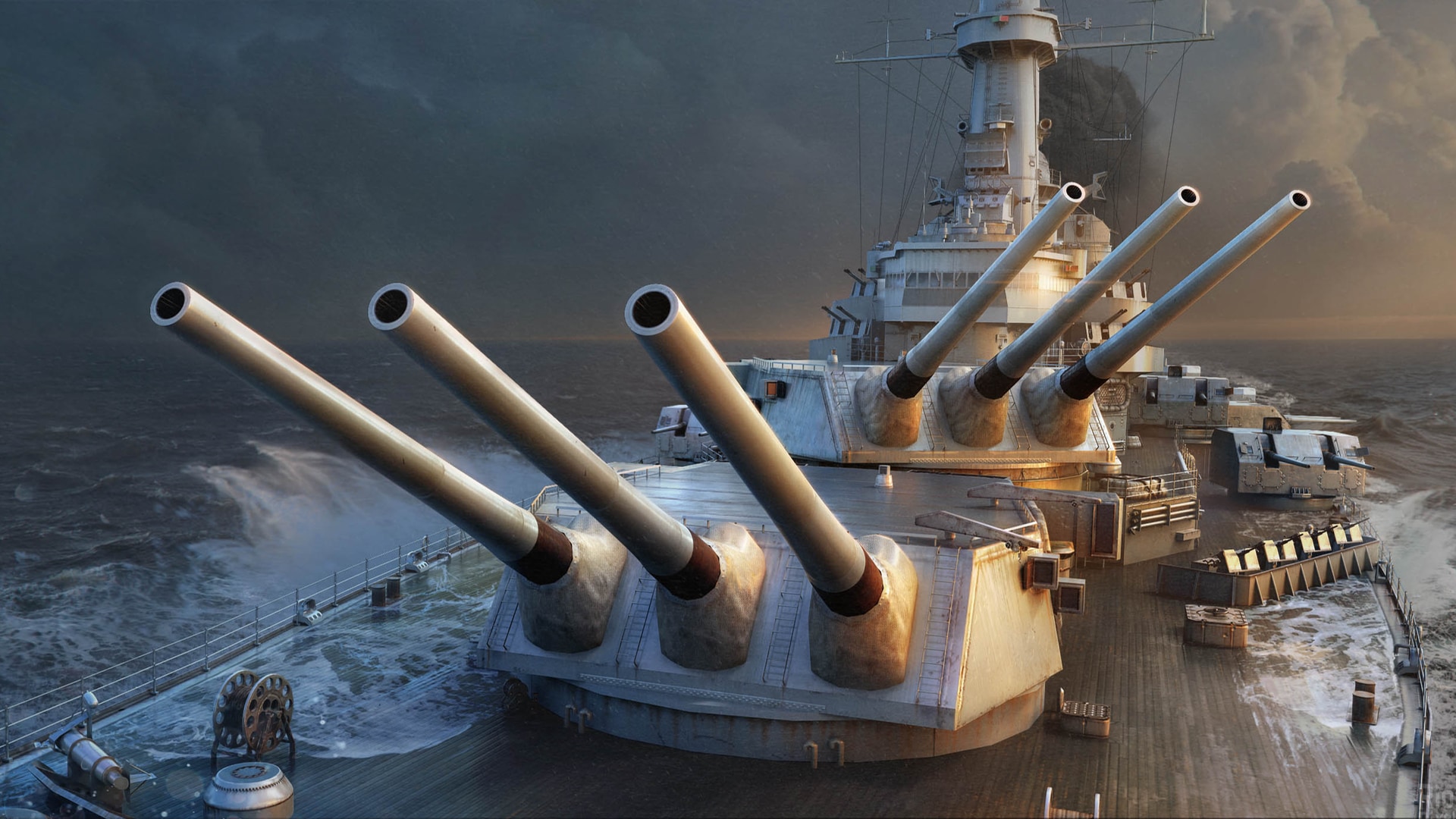 How to lock guns in World of Warships | LEVVVEL